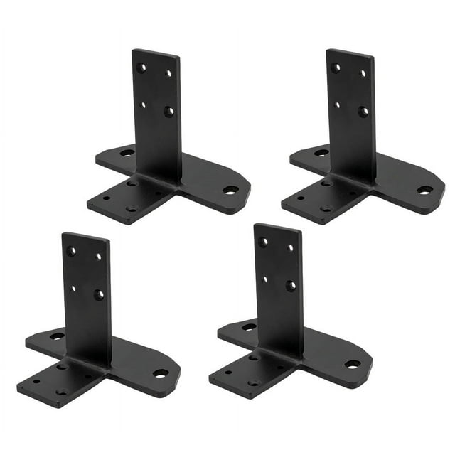 4 Pack Modular Strut Channel Mount Brackets For Installing Shelving ...