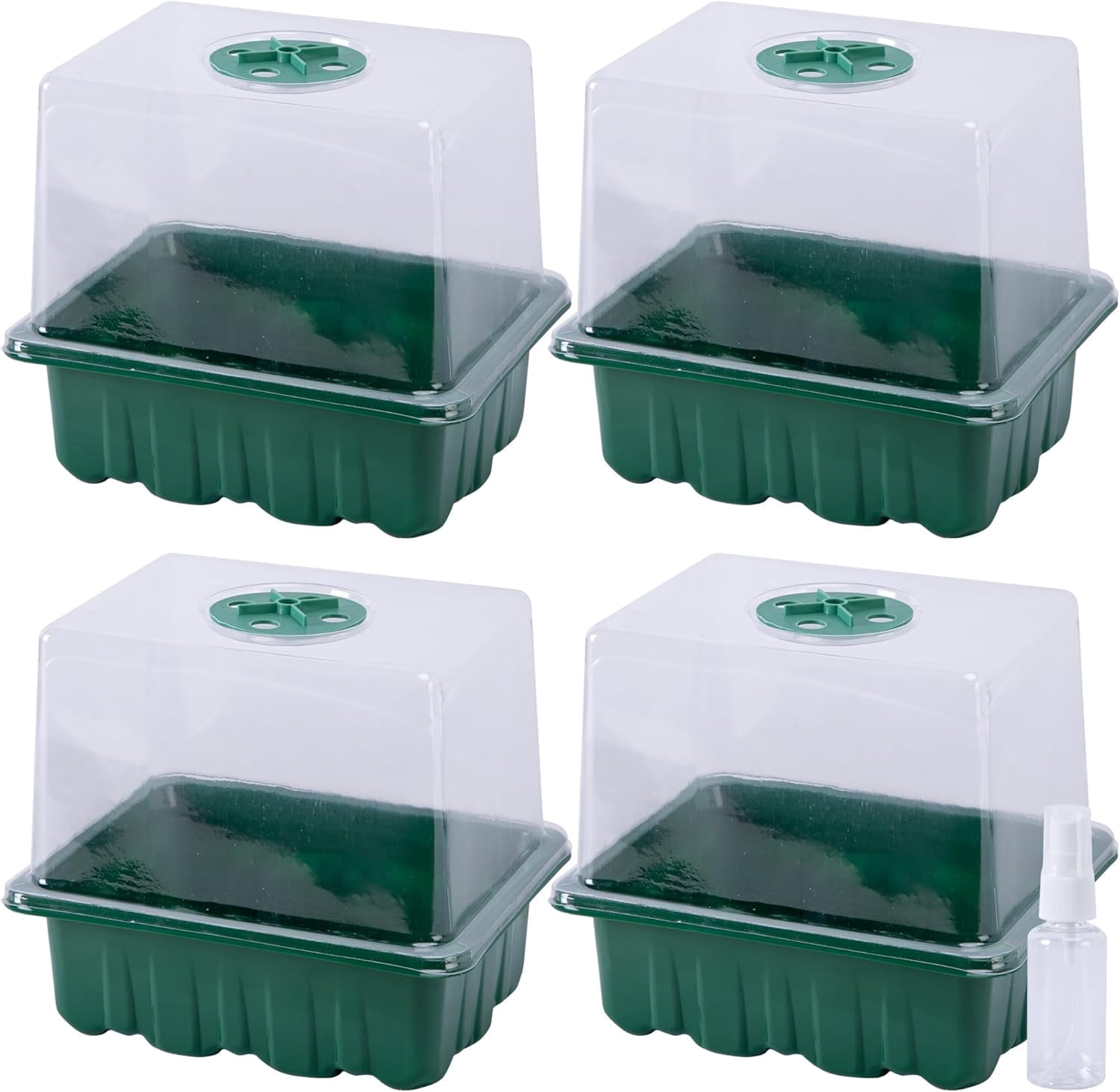 4 Pack Monotub Mushroom Grow Kit, 6.5" x 5" x 6.5" Small Mushroom ...