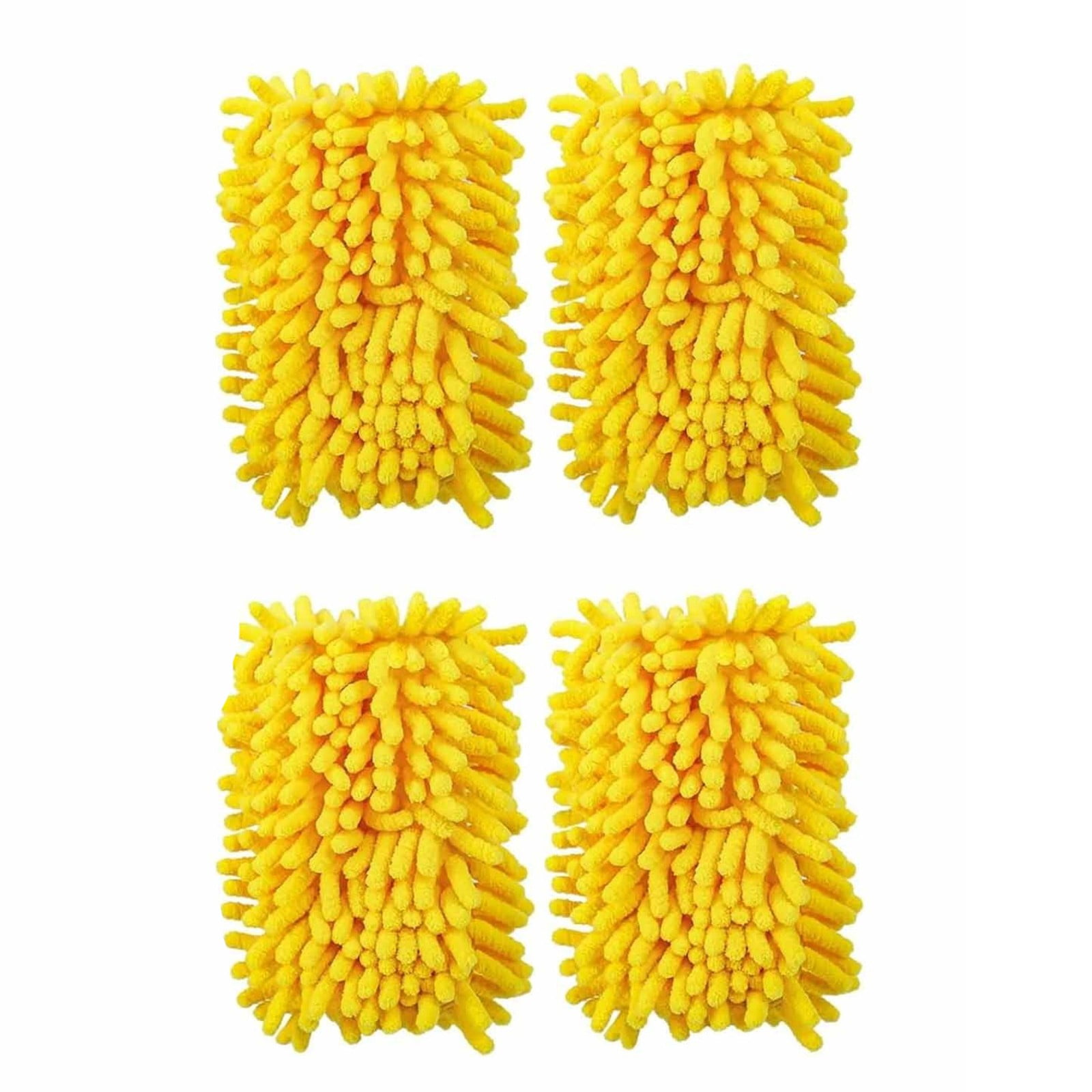 4-Pack Mop Replacement Head, 4-Pack Microfiber Mop Refills for 360 Spin ...