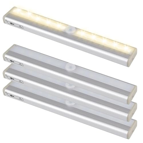 4 Pack Motion Activated RV Step Lights with 10 LEDs,Magnetic Motorhome ...