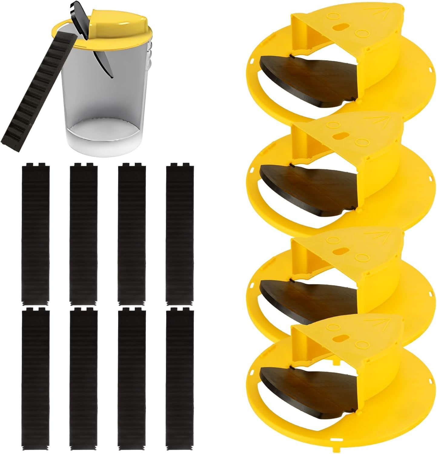 4 Pack Mouse Trap Bucket Lid, Mouse Rat Trap Bucket Lid, Auto-Reset ...