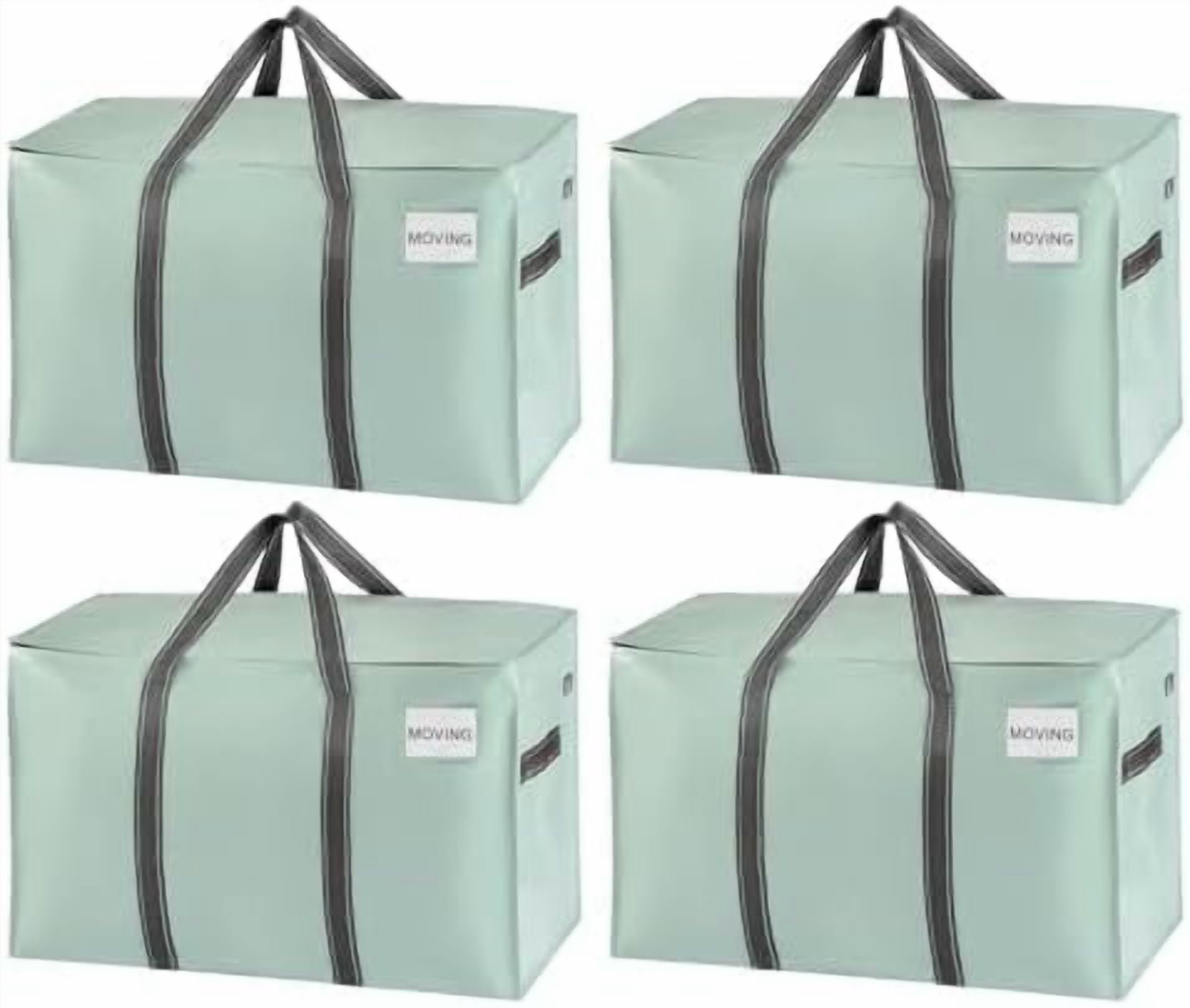 4 Pack Moving Bags, Heavy Duty, Moving Boxes Alternative, Packing ...