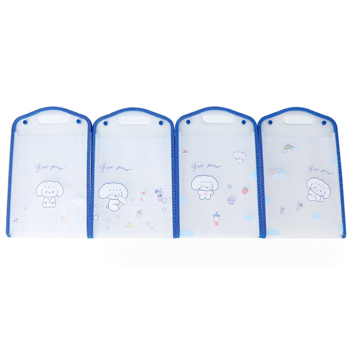 4 Pack Multi-Layer Expanding Folder Hand-held Organ Bag Student Data ...