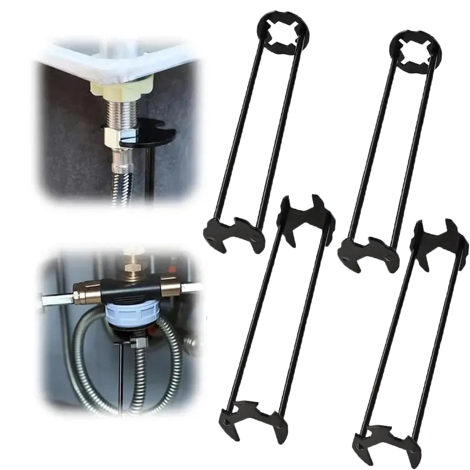 4 Pack Multifunctional Sink Wrench, 2026 New Basin Faucet Wrench ...