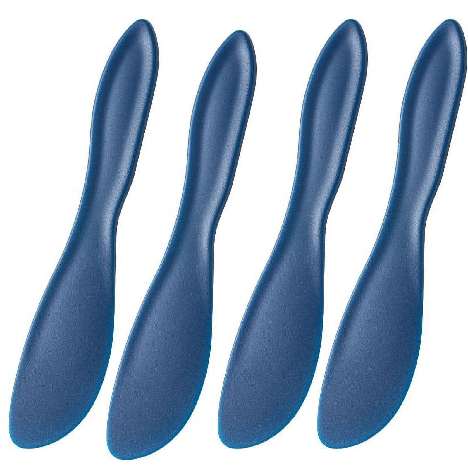 kaanggl 4-Pack Multipurpose Spreaders, Small Cheese Knives, Butter ...