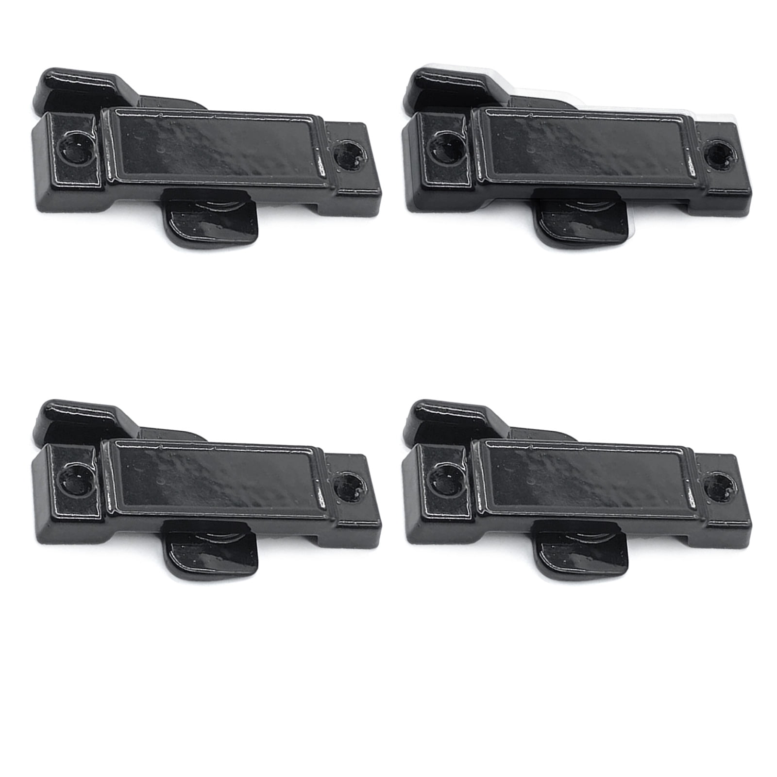 4 Pack Multipurpose Window Sash Lock Mounting Hole Centers Sturdy Iron ...