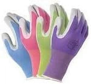4 Pack NT370 Atlas Nitrile Garden Gloves - Small (Assorted Colors ...