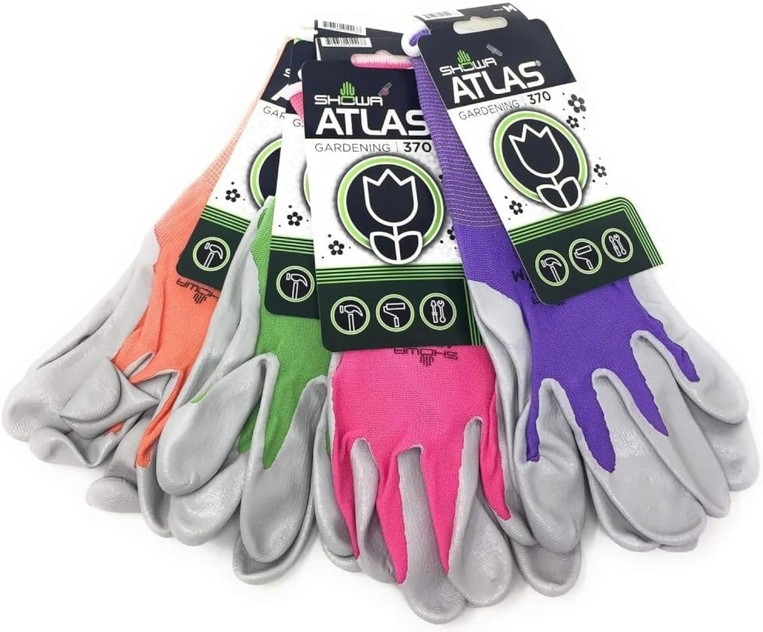 4 Pack NT370 Nitrile Garden s - Small (Assorted Colors) - Walmart.com