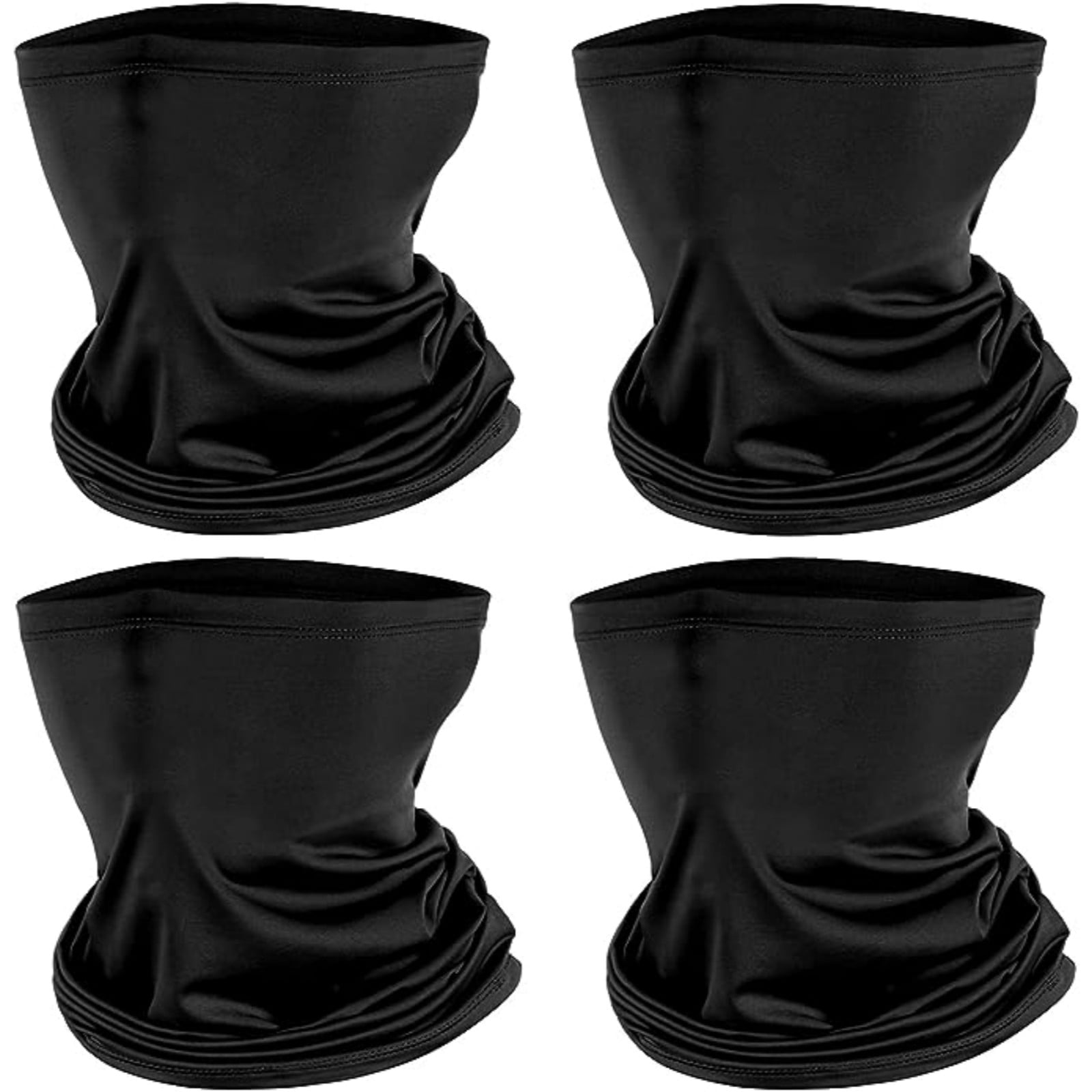 4 Pack Neck Gaiter Face Mask : Balaclava Mask & Bandana Headband for ...