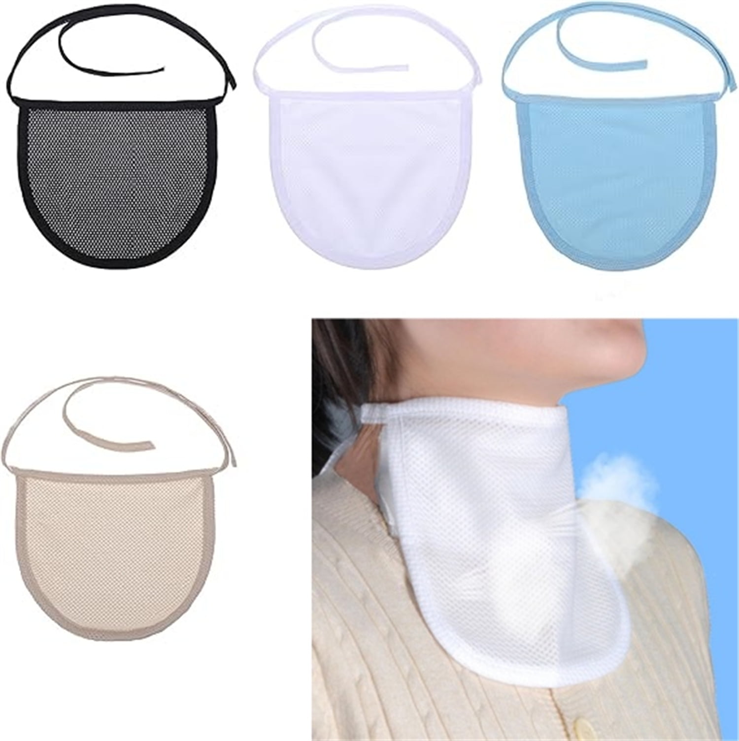 4 Pack Neck Stoma Cover,Tracheostomy Dust Cover,Breathable Laryngectomy ...