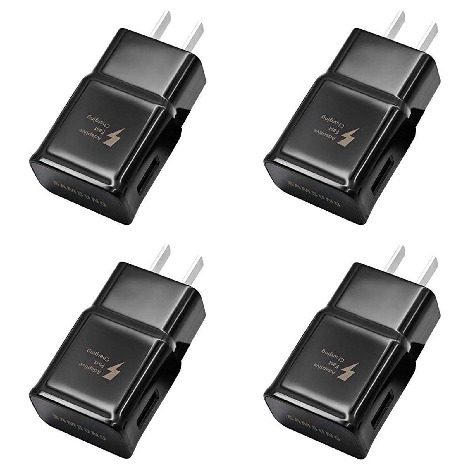4-Pack New OEM Samsung fast Adaptive Wall Charger for Galaxy S7 S6 Note ...