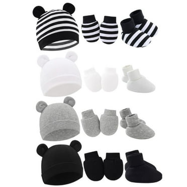 EnJoCho Toddler Baby Beanie Hat and Mittens Set Baby Hats and Mittens ...