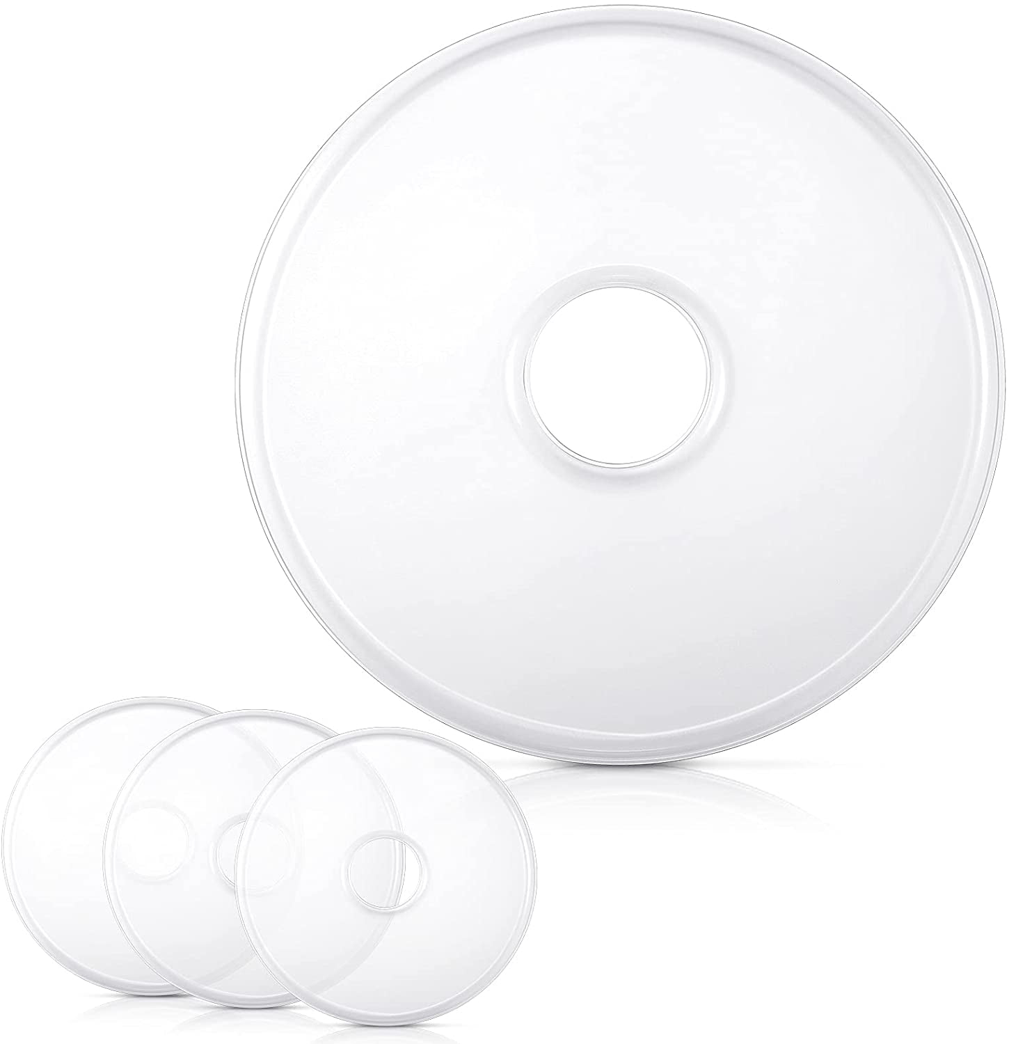 4 Pack Non-Stick Dehydrator Trays, 12 x 12'' Fruit Leather Roll Sheets ...