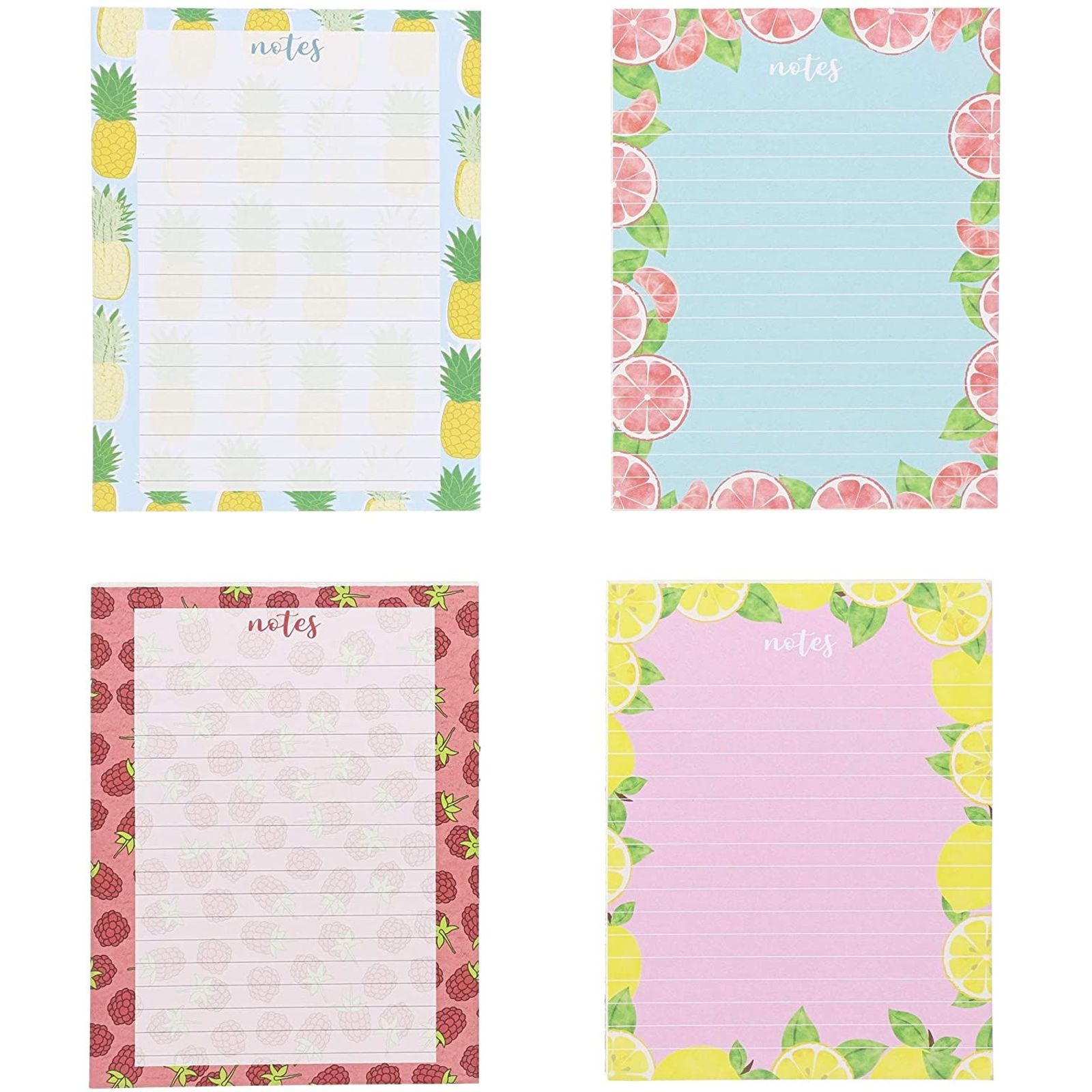 Cute Notepads - 4 Assorted Note Pads - Sweet with a Touch of Humor ...