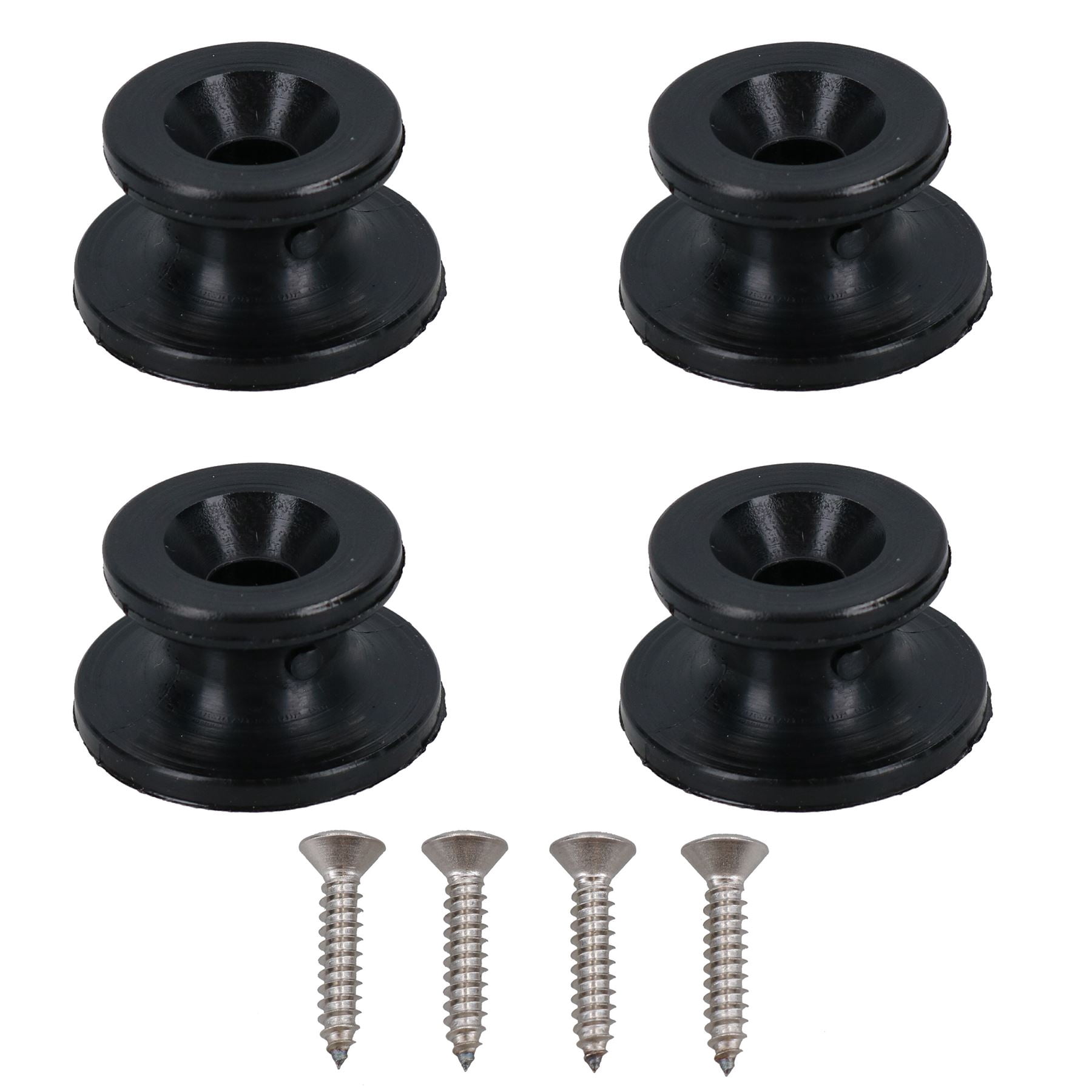 4 Pack OEM Black Boat Cover Sprayhood Button Tie Down Hook Stainless ...