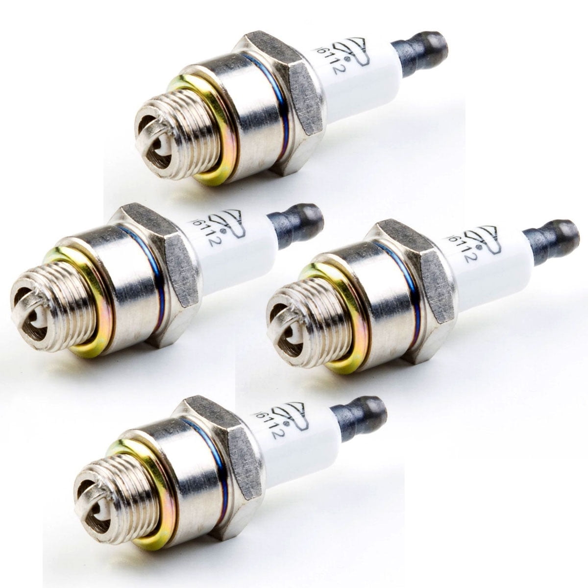 (4 Pack) OEM Briggs & Stratton Spark Plug for Small Engines / Replaces ...