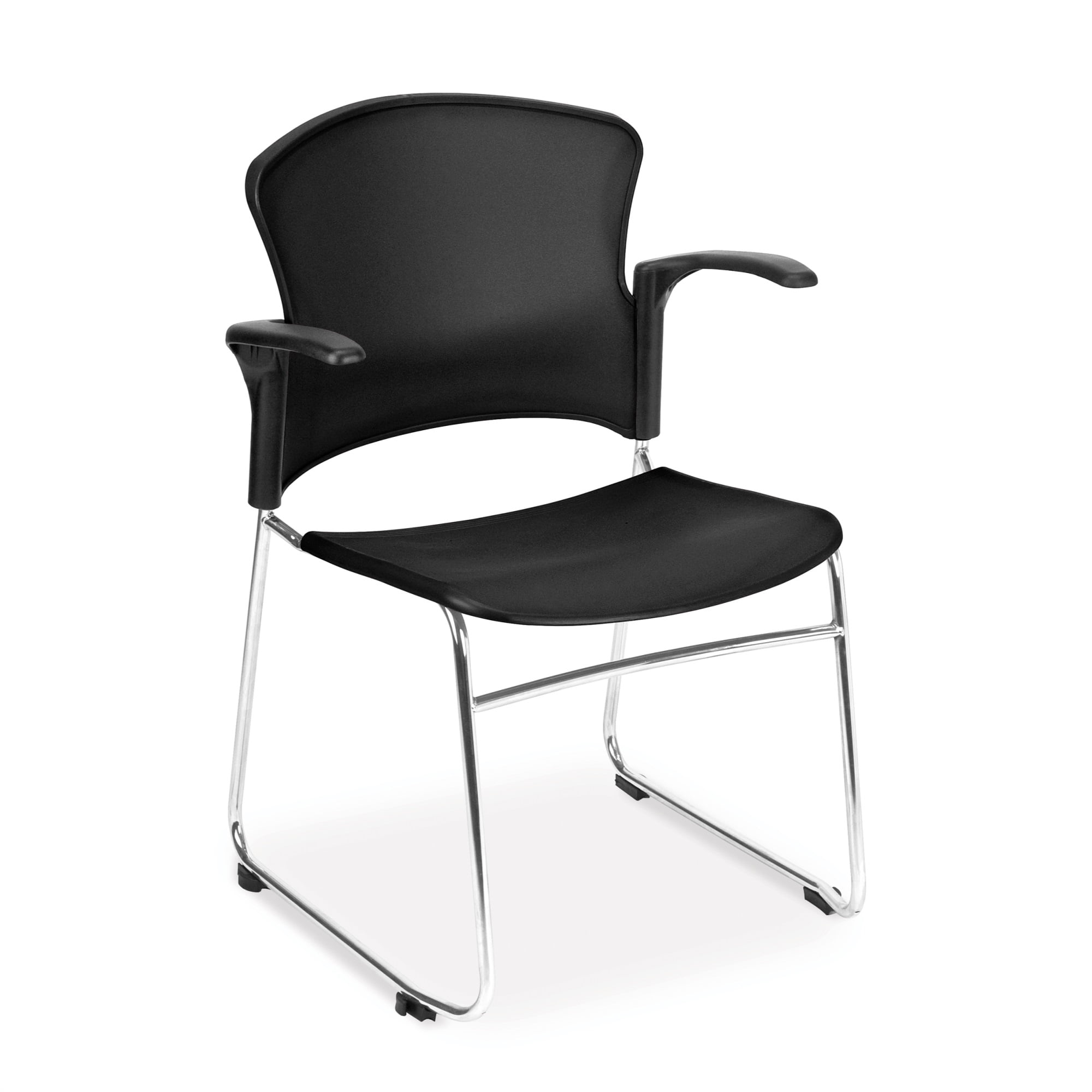 (4 Pack) OFM Model 310-PA Multi-Use Stack Chair with Arms, Plastic Seat ...