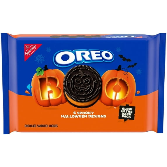 (4 Pack) OREO Orange Creme Chocolate Sandwich Cookies, Limited Edition ...