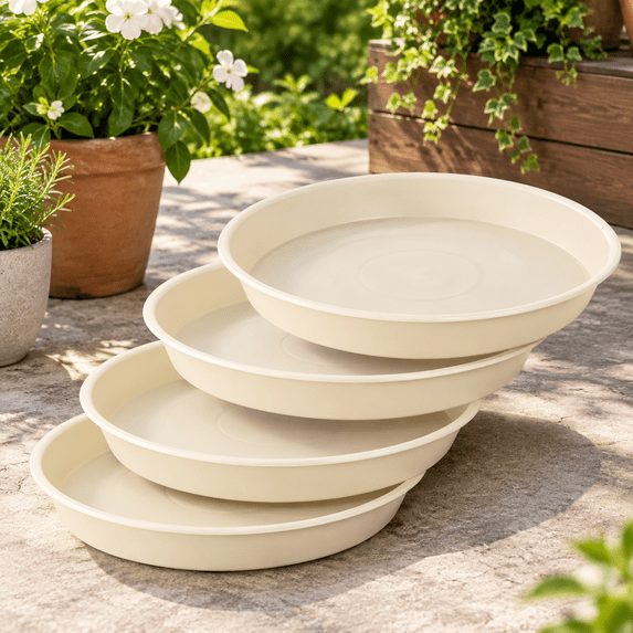 4 Pack Of 16 Inch Plant Saucer (13.5