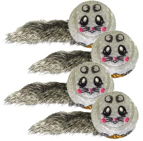 4 Pack Of Mouse Balls Cat Toys, 1.5 Inch, With Natural Catnip Oil ...