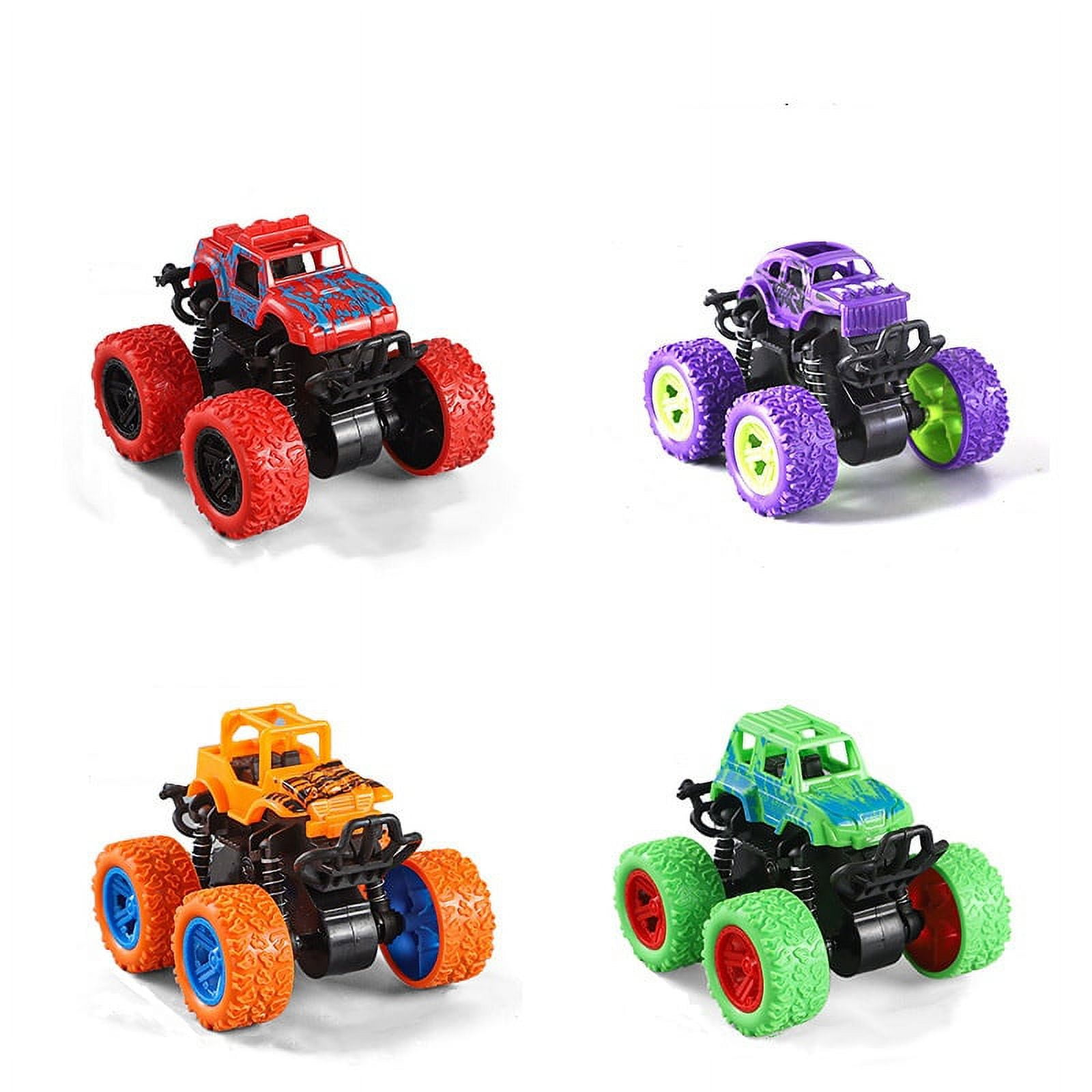 4 Pack Off-Road Toy Vehicles 4 Wheel Drive Climbing Toys Off-Road ...