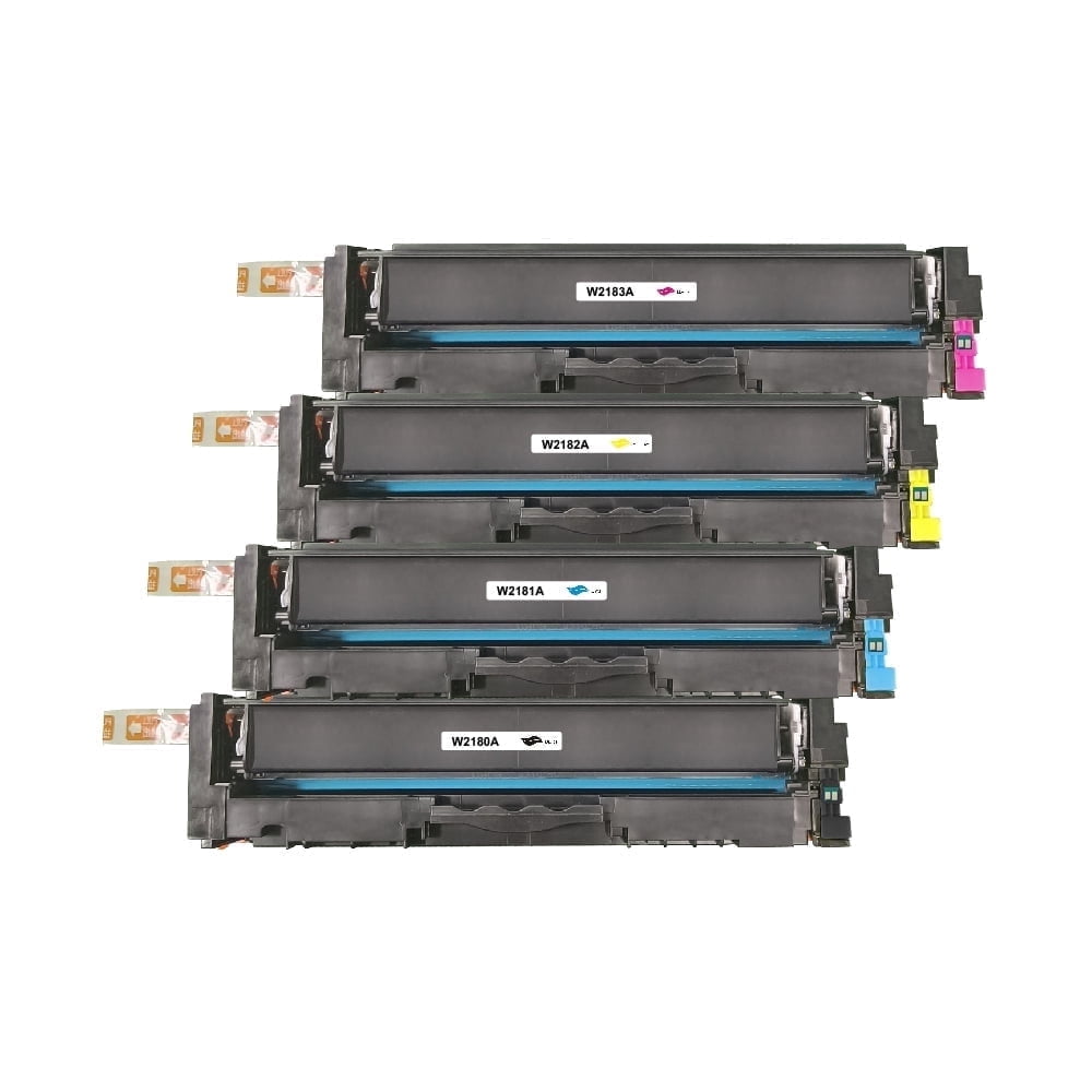 4-Pack 218A Toner Cartridges(with Chip), Compatible with Color LaserJet ...