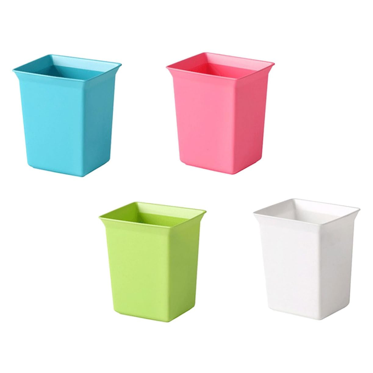 4-Pack Open-Top Desktop Trash Cans, Bins for Office, Home, Dorm ...