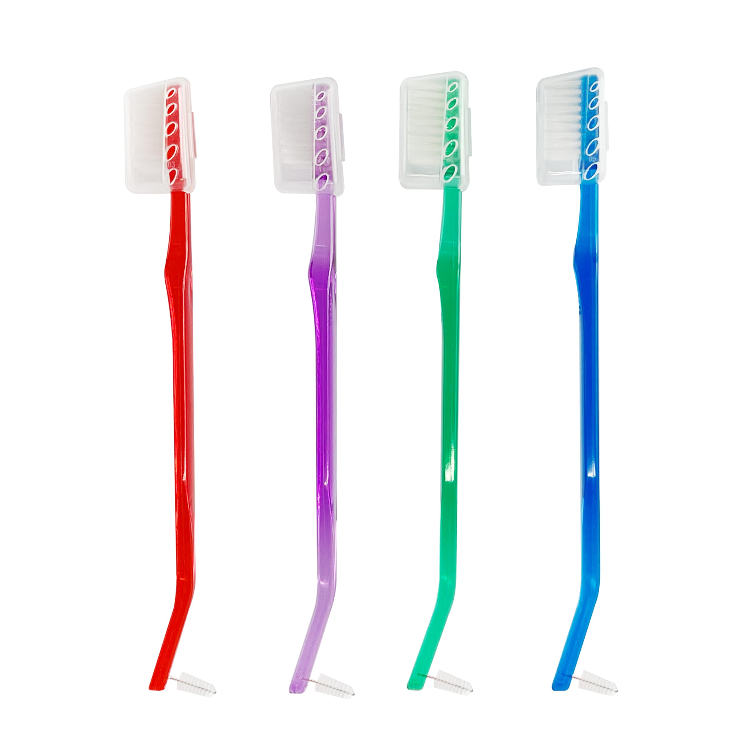 4-Pack Orthodontic Toothbrushes with OIF8 Double-Ended Design - V-Trim ...