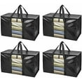 4-Pack Oversized Moving Bags with Reinforced Handles, Heavy-Duty ...