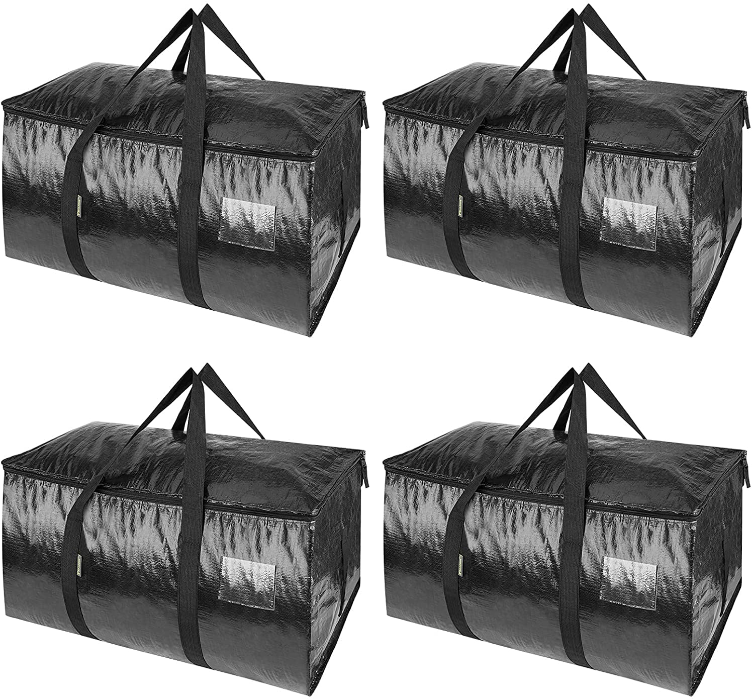 4-Pack Oversized Moving Bags with Reinforced Handles, Heavy-Duty ...