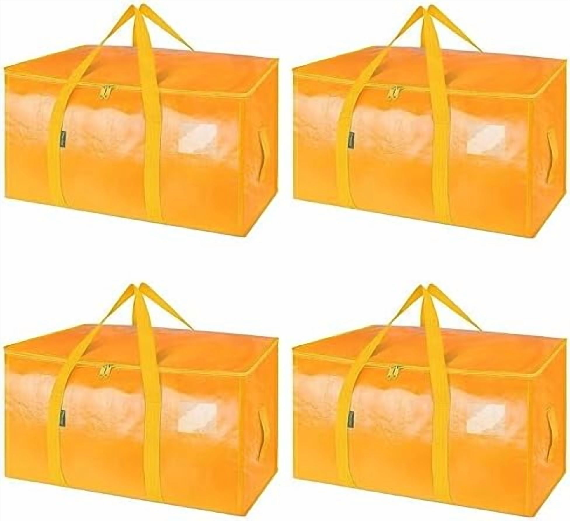 4-Pack Oversized Moving Bags with Reinforced Handles, Heavy-Duty ...