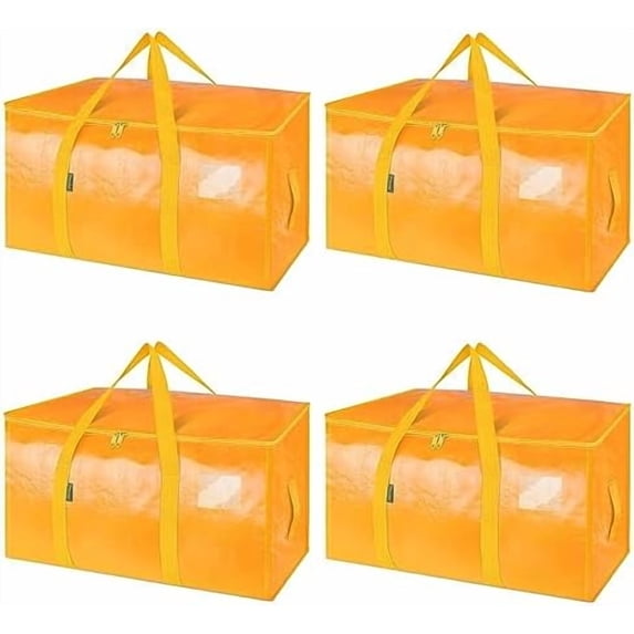 4-Pack Oversized Moving Bags with Reinforced Handles, Heavy-Duty ...