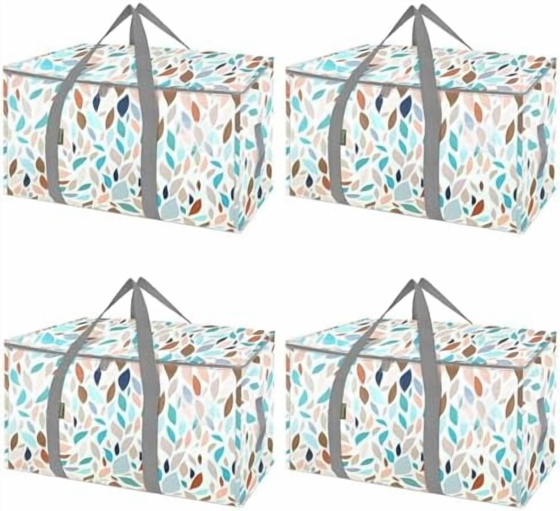 4-Pack Oversized Moving Bags with Reinforced Handles, Heavy-Duty ...