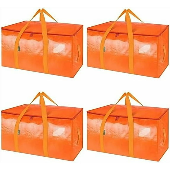4-Pack Oversized Moving Bags with Reinforced Handles, Heavy-Duty ...