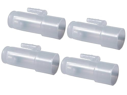 4 Pack Oxygen Adapter Enrichment Port Connector fits CPAP Tubing Hose ...
