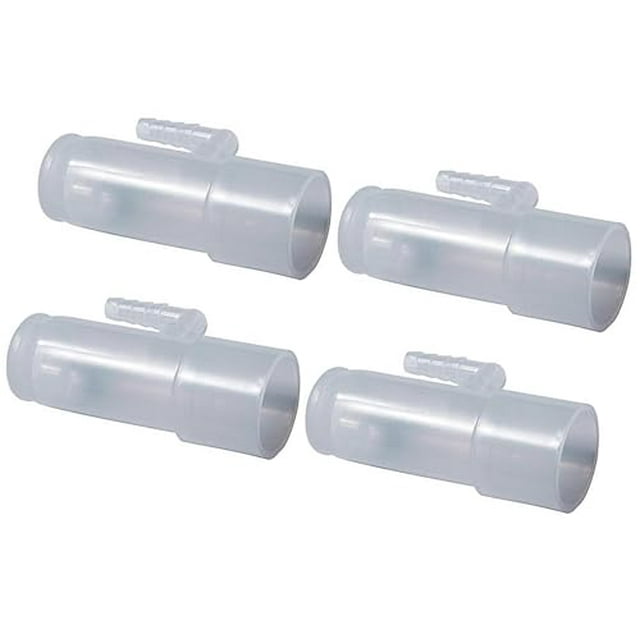 4 Pack Oxygen Adapter Enrichment Port Connector fits CPAP Tubing Hose ...
