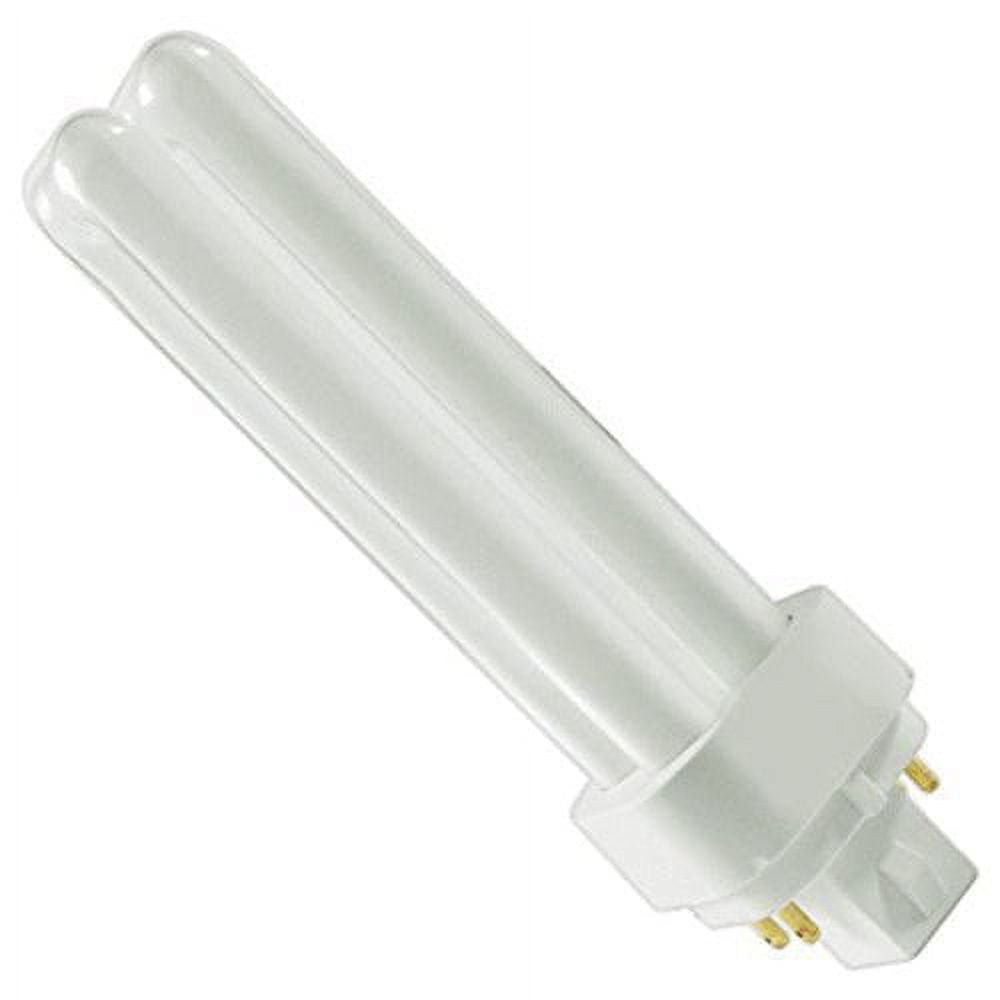 (4 Pack) PLC-13W 841, 4 Pin G24q-1, 13 Watt Double Tube, Compact Fluorescent Light Bulb ...