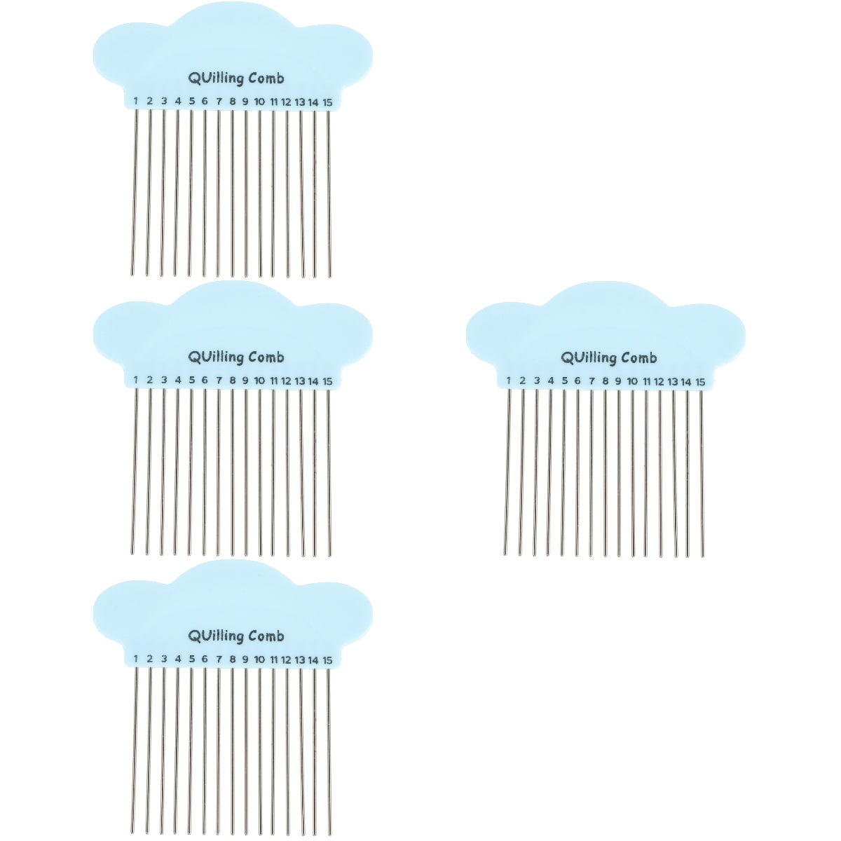 4 Pack Paper Quilling Board Nit Combs Kids Braiding - Walmart.com