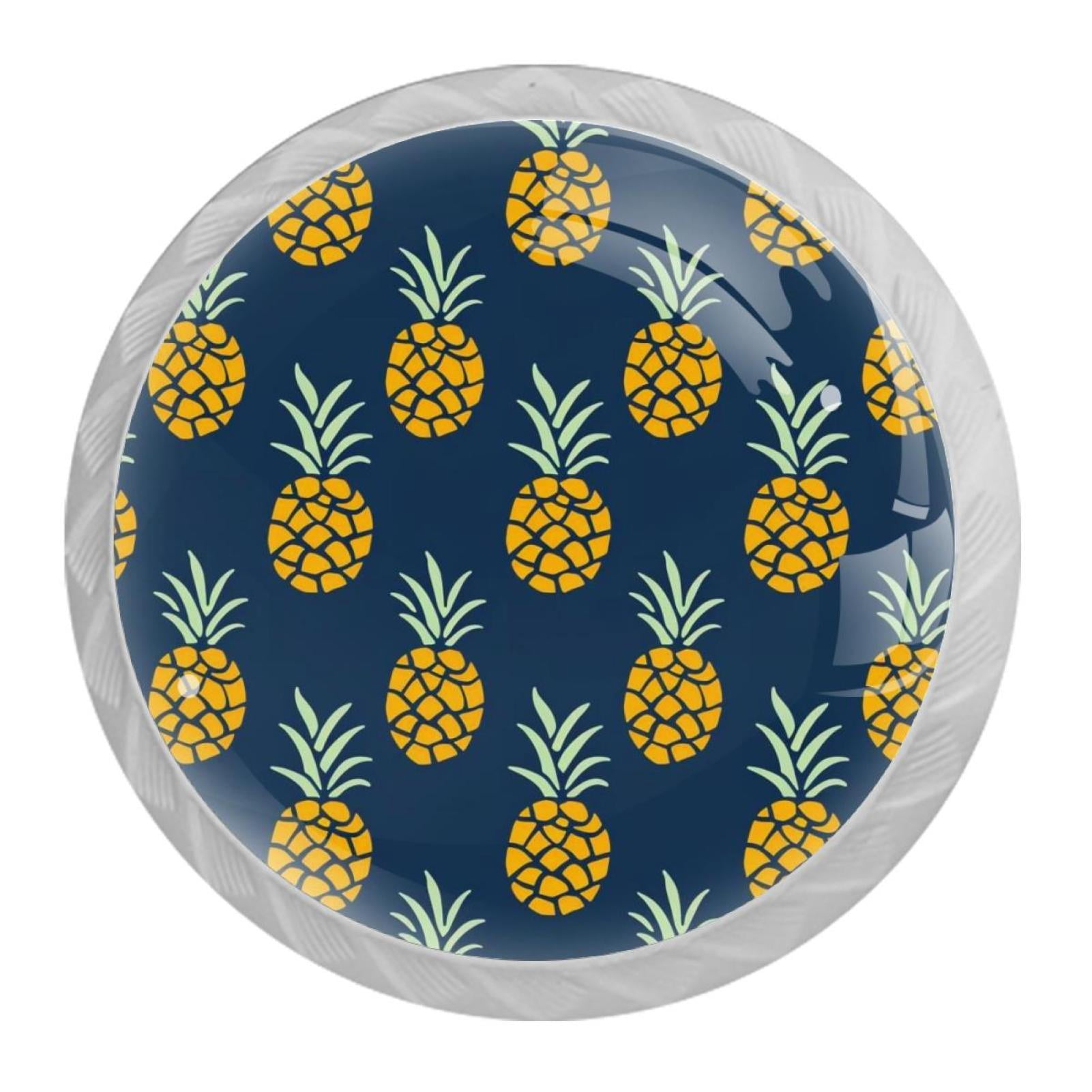 4 Pack Pattern Cabinet Knobs, Small Pineapple Pattern Cabinet Pull ...
