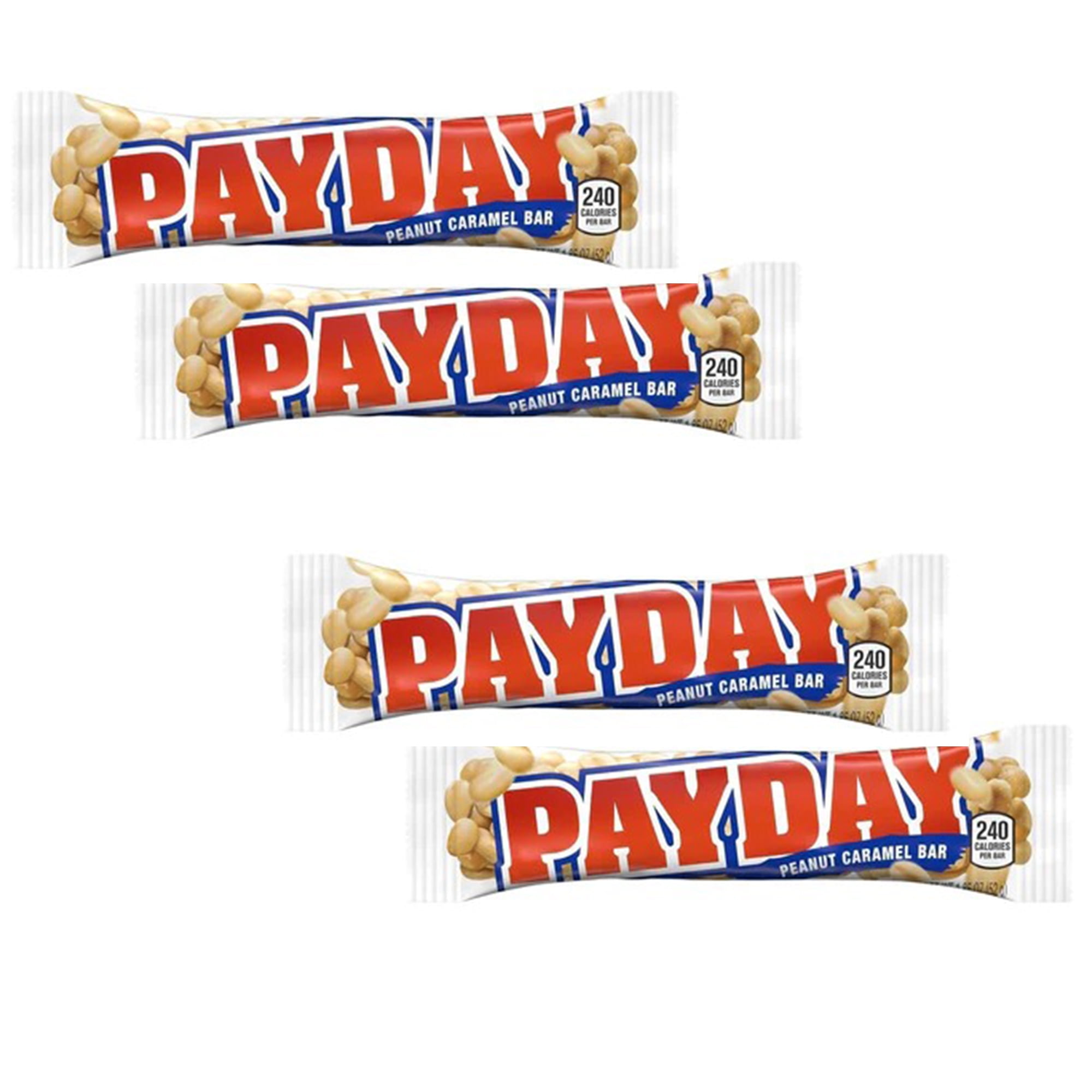RADYAN Peanut & Caramel Candy Bars, 4 Pack, .7 OZ - Walmart.com