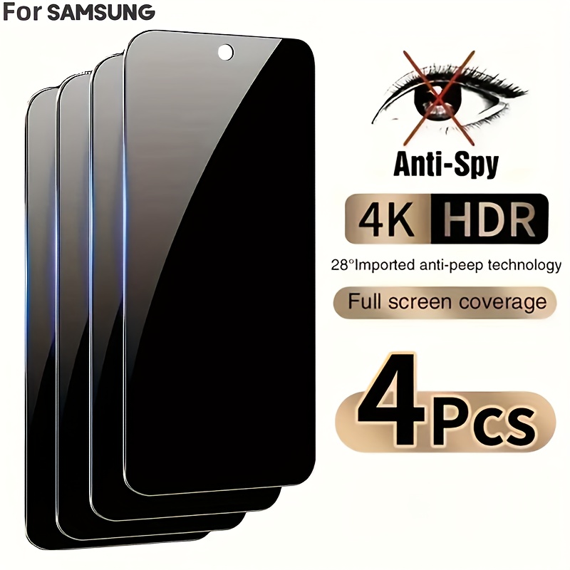 4-Pack Peep-Proof Tempered Glass Screen Protection Film for 05 A05s A06 ...