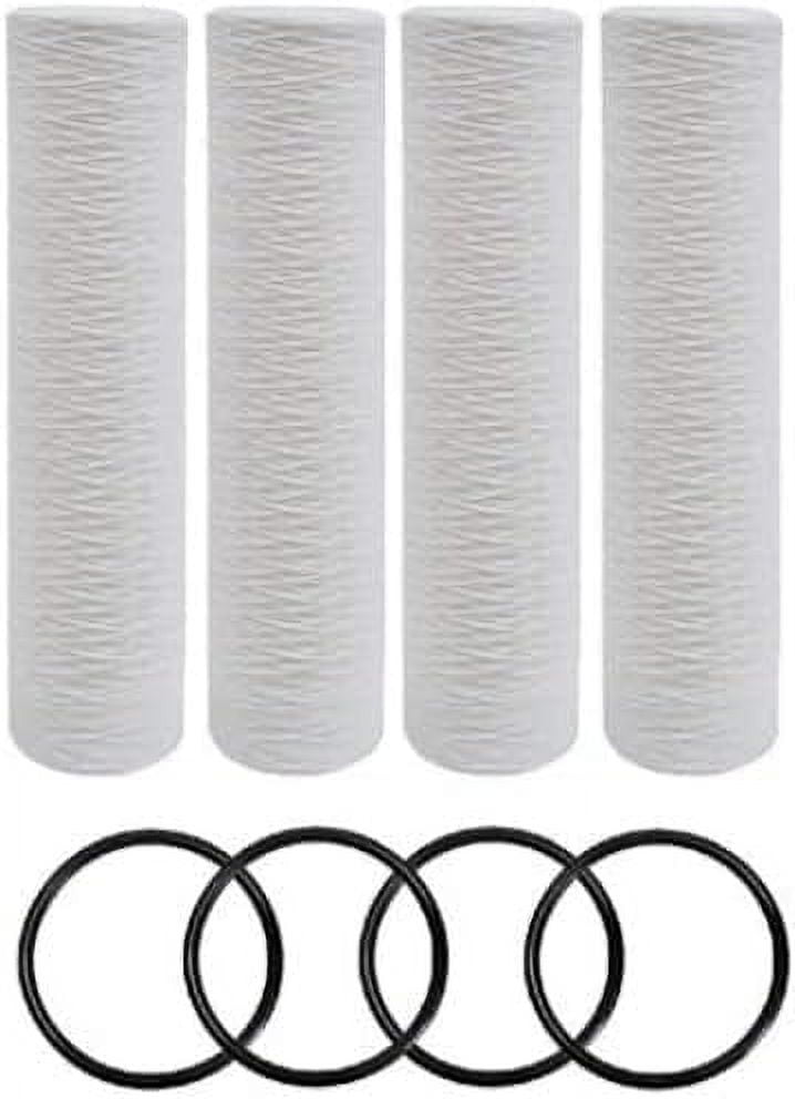 4-Pack Pelican PC-40 Whole House Water Filter Replacement - 5 Micron ...