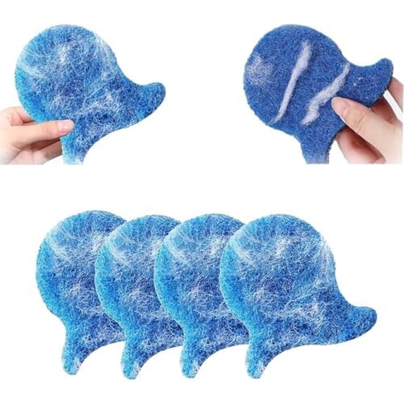 4-Pack Pet Hair Catcher, Reusable Washing Machine Lint Remover ...