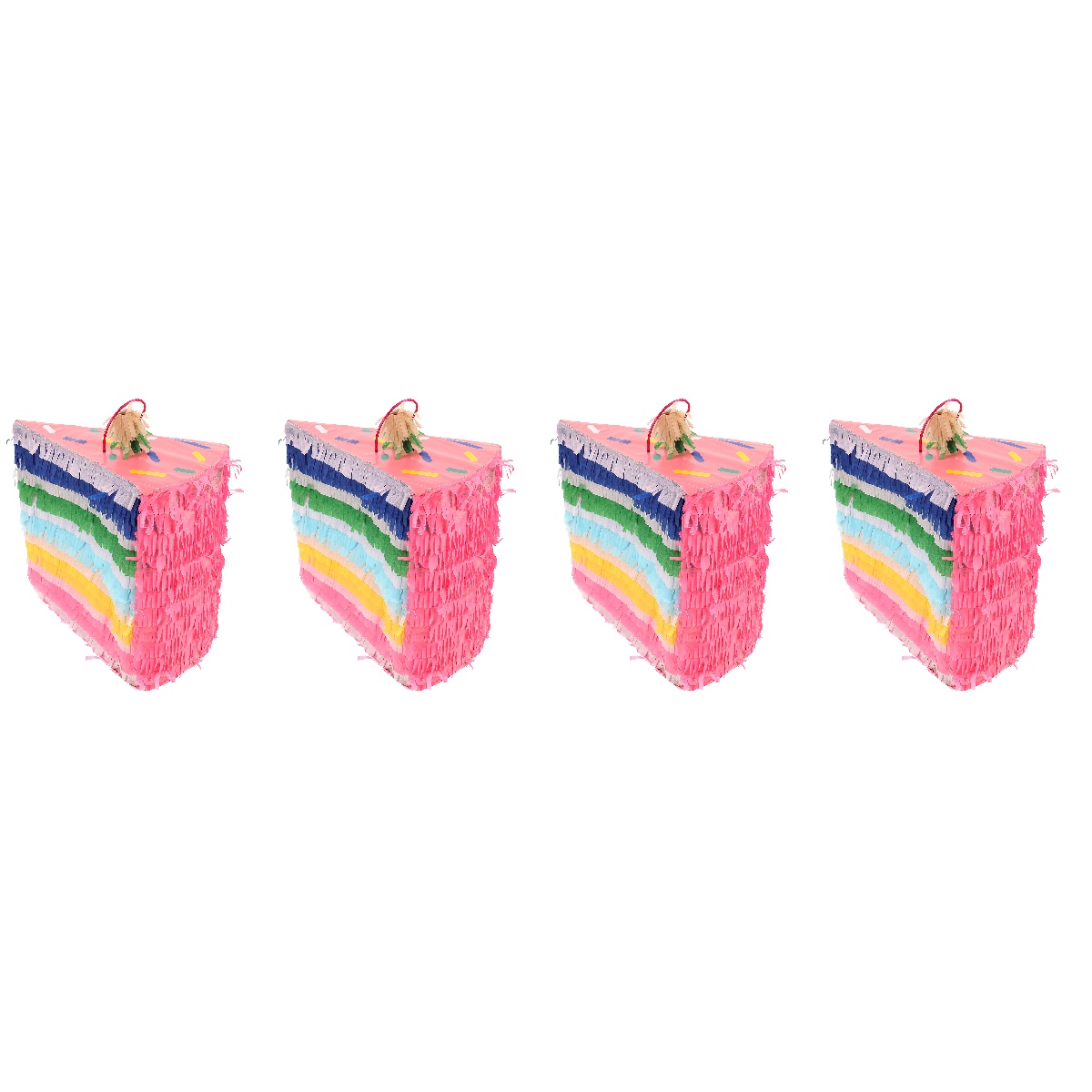 4 Pack Piñata Dinosaur Birthday Decorations 3D Pinata Cake Baby ...