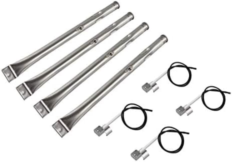 4-Pack Pipe Burner and Ceramic Electrode Replacement Part Kit for ...