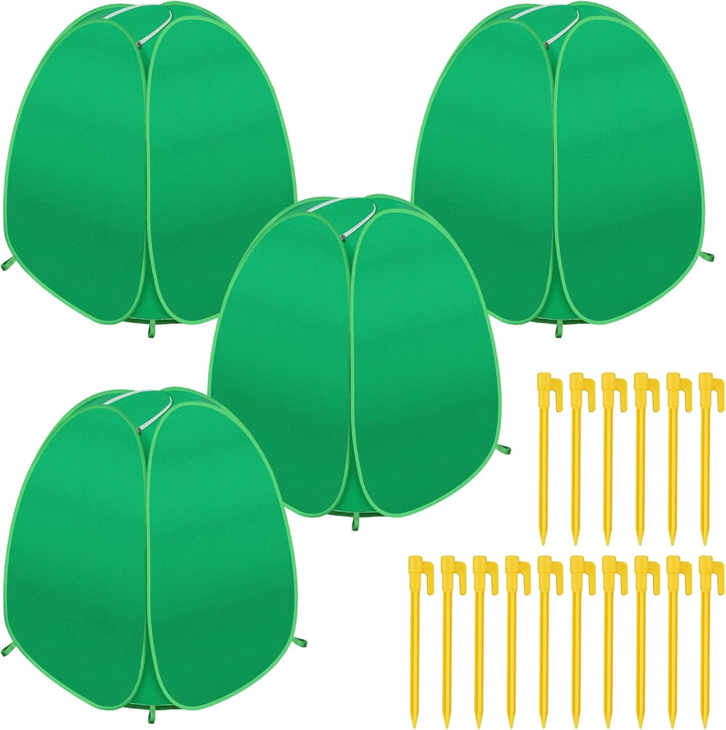 4 Pack Plant Covers Freeze Protection, 28x28x33 Winter Shrub Frost ...
