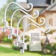 4 Pack Plant Hangers Outdoor : Swivel Bird Feeder Hangers Wall Mount ...