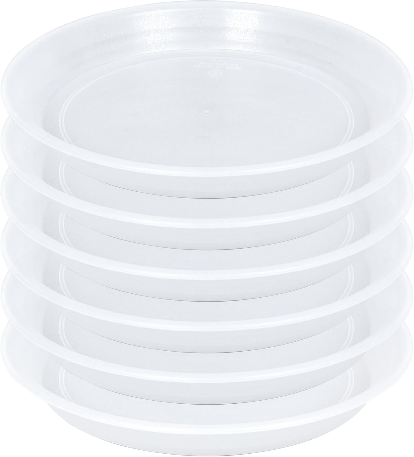 4 Pack Plant Saucer Drip Tray 13 14 inch, Large Plastic Flower Planter ...