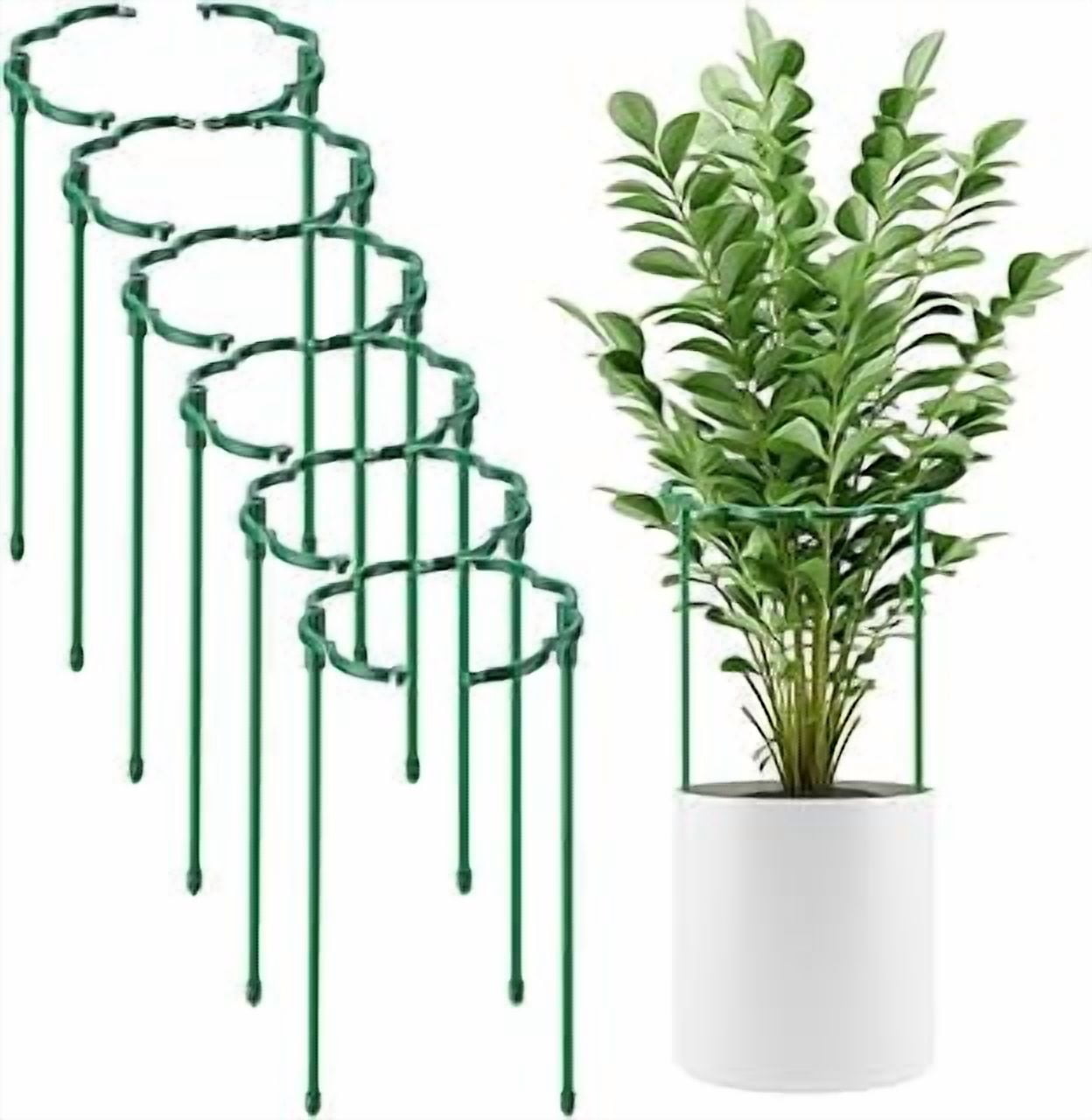 4 Pack Plant Support Tomato Cages for Garden, 18 Inches Small Tomato ...