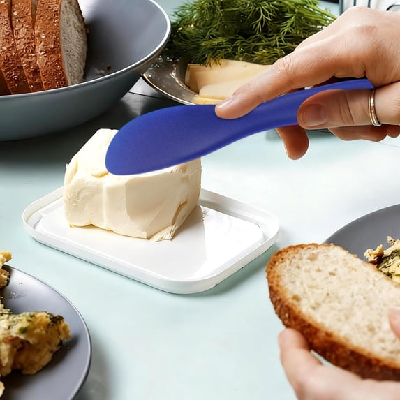 4-Pack Plastic Butter Spreaders, Multi-Purpose Butter Knife for Soft ...